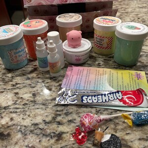 Mystery Slime Box/package FREE Extras Birthday Gift for Kids - Etsy