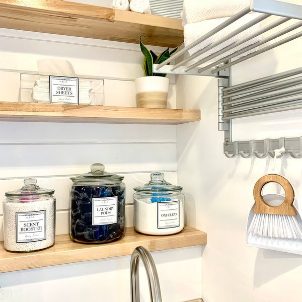 Custom Laundry Room Vinyl Labels. Home Organization, Modern, Minimalist ...