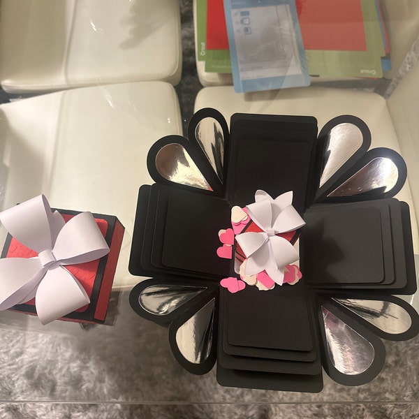 EXPLODIERENDE BOX SVG | Sofortiger digitaler Download | Projekt für ...