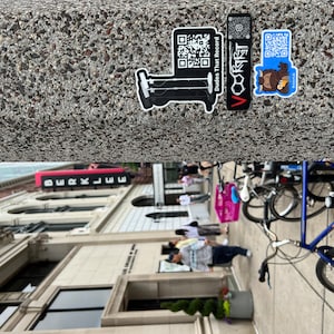 Custom Logo QR Code, QR Code Stickers, Custom Sticker, Logo Stickers ...