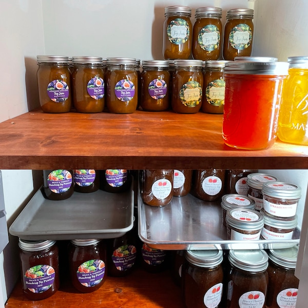 Fig Jam Canning Labels, Fig Canning Labels, Fig Preserves, Mason Jar ...