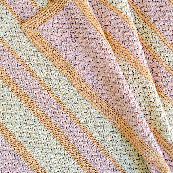 Aria Cobblestone Blanket - Crochet Pattern - Baby Blanket - Crochet ...