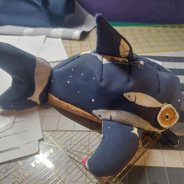 Whale Shark Bag Paper Sewing Pattern for Backpack or Crossbody for ...