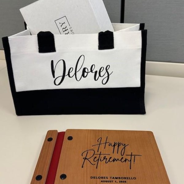 Happy Retirement Memory Book, Personalized Retirement Gift for Him or ...