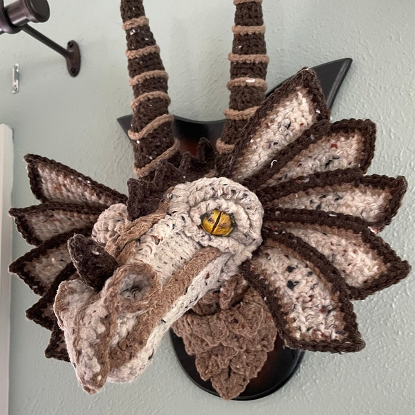 Guardian Dragon Crochet Wall Hanging Pattern Only - Etsy