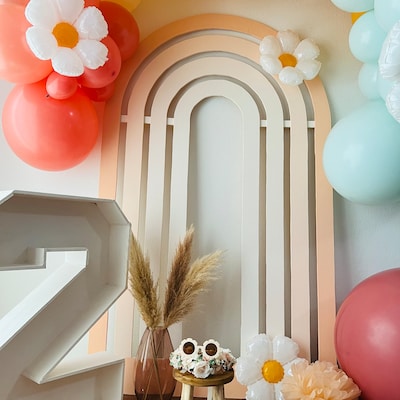 Rainbow Arch Backdrop PLANS With Measurements DIGITAL DOWNLOAD these ...