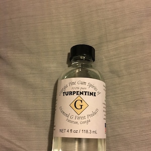 16 Oz. 100% Pure Gum Spirits of Turpentine | Etsy