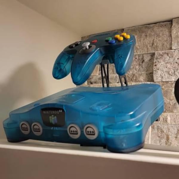 Nintendo 64 (N64) Console + Controller Display! Minimal Design, Clean ...