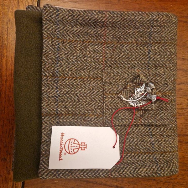 Harris Tweed® Scottish 100% Wool Tweed Scarf. Cowl. Neck Warmer. Tweed ...