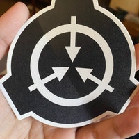 SCP Logo Blue Die Cut Sticker - Etsy