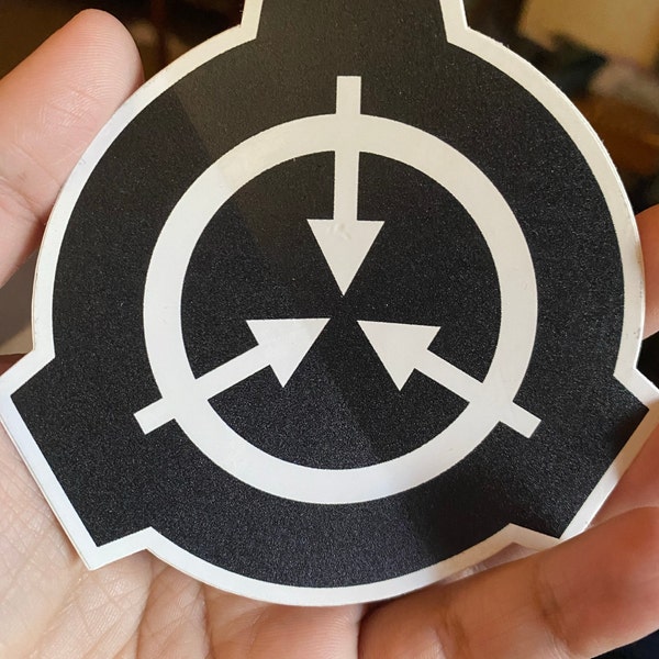 SCP Logo White 4 Inch Die-cut Sticker - Etsy