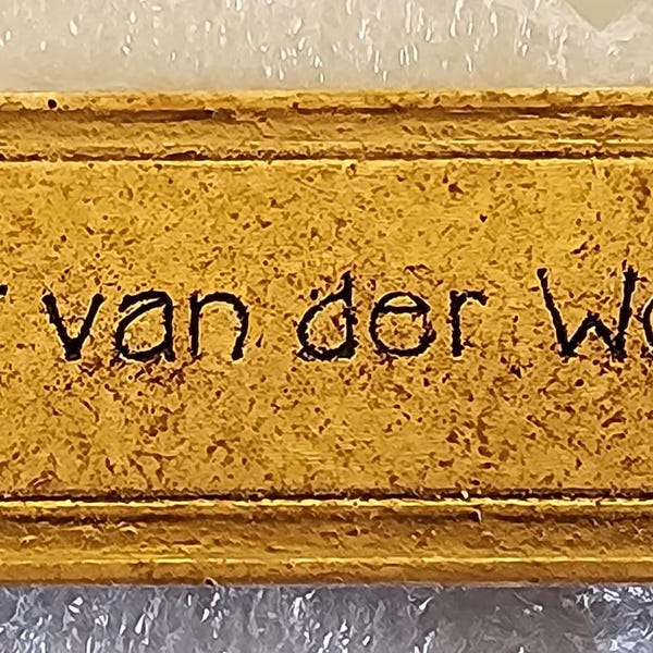 Name Plate NP1L, Title Plate, Plaque, Art Plaque, Picture Frame Title ...