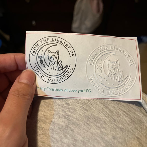 MAGIC & CELESTIAL Library of Stamp or Embosser, Custom Library Stamp ...