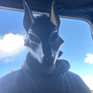 Japanese Hannya Mask: Crying Hannya, White and Black Samurai Mask ...