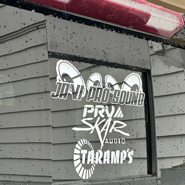 CT Sounds Car Audio Logo (2) Vinyl Decals - Free Upgraded Shipping and ...