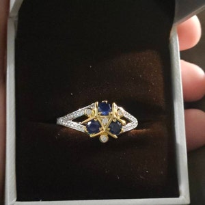 Little Mermaid Inspired Engagement Promise Ring Wedding Costume Cosplay ...