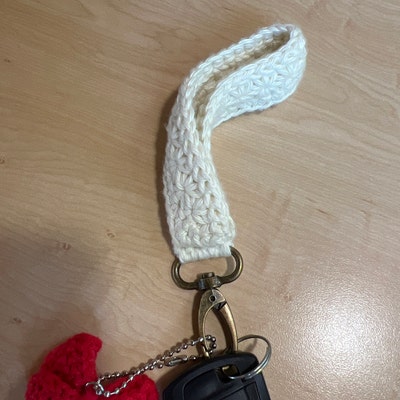 Crochet Key Fob, Artsy Arthurs, Wristlet Key Fob, Boho Key Fob, Crochet ...