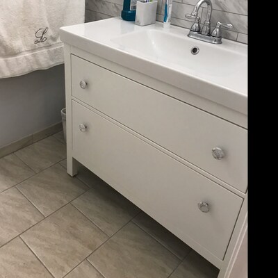 One 1 Knob Large White Howlite Stone Pulls Polished Gemstone Knobs Home Décor - Etsy