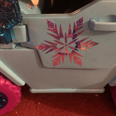 Holographic Disney Frozen Snowflake Vinyl Decal, Car Decal, Window ...