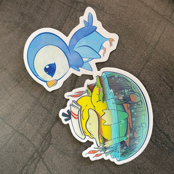 Pokémon - Psyduck - Die-cut Vinyl Sticker - Etsy