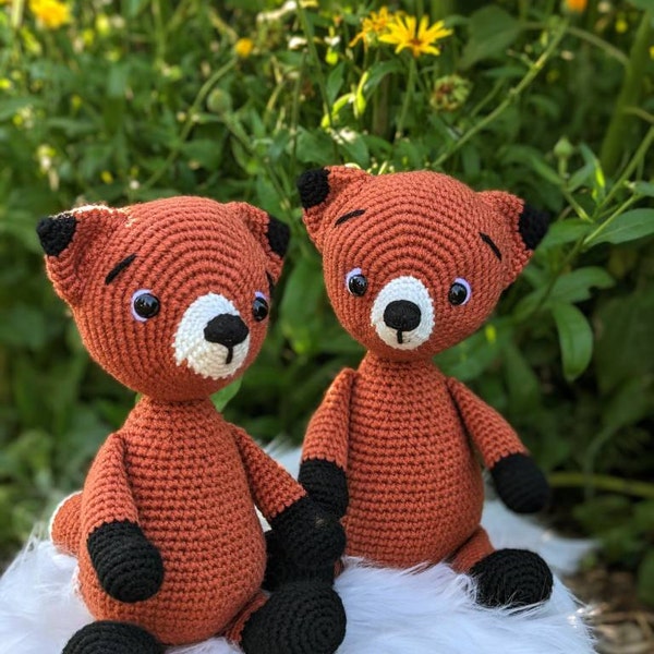 PDF Fox Alex Amigurumi Pattern - Etsy