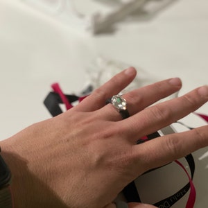 Dusty Blue Ring, Silicone Ring Band, Rubber Ring Band, Wide Rings ...