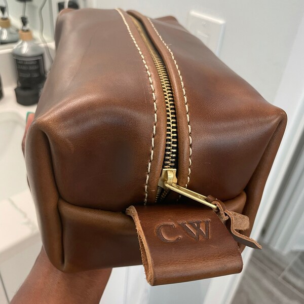 Monogrammed Dopp Kit Monogram Bag Monogrammed Gifts for Men Groomsmen ...