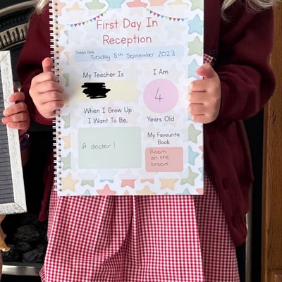 First Day of School, School Journey Journal, First Day of School Sign ...