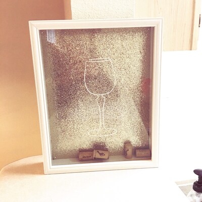 Wine Glass Outline Vinyl Sticker Decal - Etsy