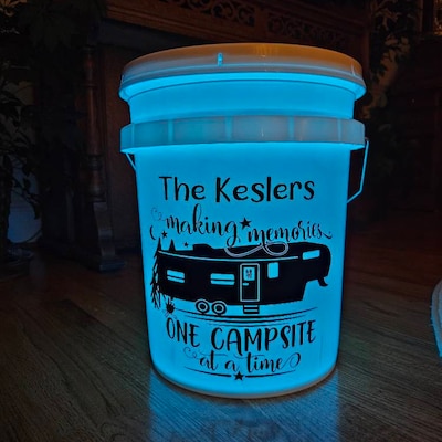 Camping LED Light Bucket Kit With Remote Check Out All Decal ...
