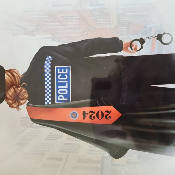 Custom Personalised Graduation, British Police Graduation Gift ...