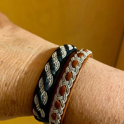 Sami Bracelet TRYM Handmade in Sweden Saami Armband Braided in - Etsy