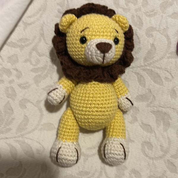 Crochet Pattern Lion / Crochet Pattern Plush Toy Lion / Amigurumi Stuff ...