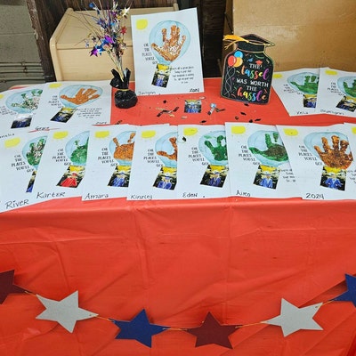 End of School Handprint Craft for Kids, DIY Kid Craft, Last Day of ...