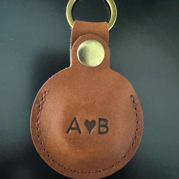 Personalized Leather Keychain With Snap Clip, Fob, Gift, Anniversary ...