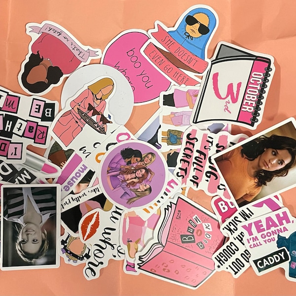 Mean Girl Stickers Vinyl Stickers Waterproof Stickers No REPEATS - Etsy