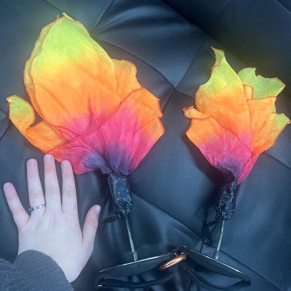 Fan Poi Loops Pair. Upgrade to Use Fans as Fanvoi /poi Add to Lunarwear ...