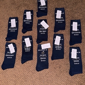 Fun Valentines Day Socks, Personalized, Novelty Socks as a Funny Gift ...