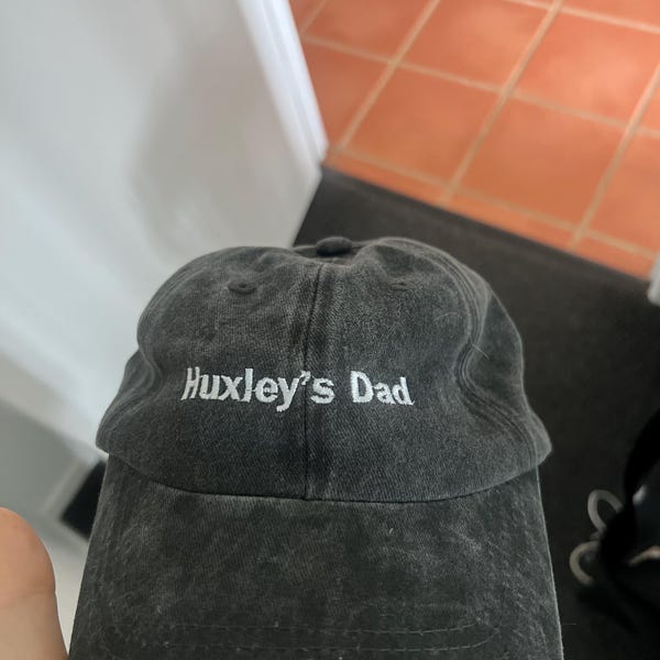 Custom Embroidered Dad Cap Washed Dad Hat Unstructured Gym Cap Bachelor ...