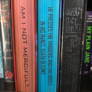 Grim Lovelies and Midnight Beauties With Sprayed Pages - Etsy