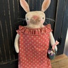 Primitive Farmhouse Bunny Digital Pattern Spring Rabbit Make Do by ...