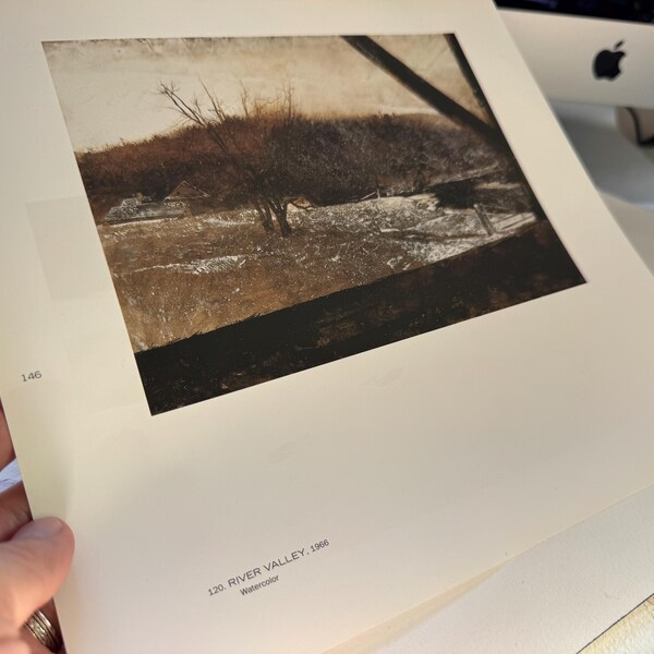 Andrew Wyeth: "miss Olson", Extremely Rare Vintage Bookplate Print ...