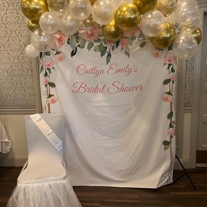 Bridal Shower Backdrop Boho Bride to Be Banner Bridal Shower - Etsy