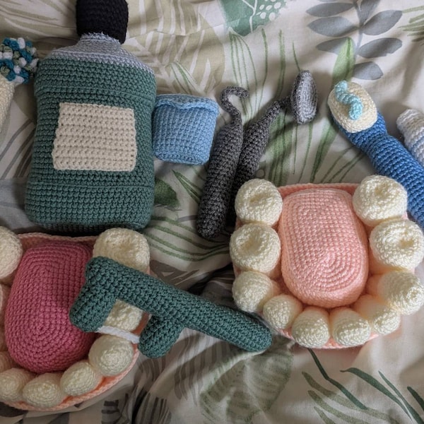 30 Dentist Dental Crochet Pattern Bundle! EBOOK PDF Knotmonsters ...