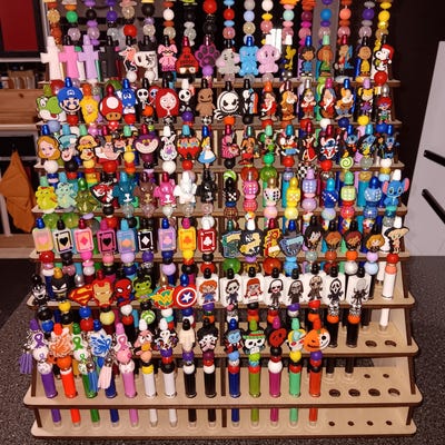 Craft Paint Marker Storage Rack Caddy Organizer, Glaze Pens, Holds 120 ...