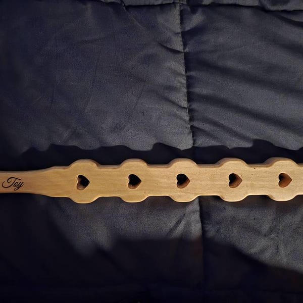 Wood Spanking Paddle Attitude Adjustment With Instructions - Etsy