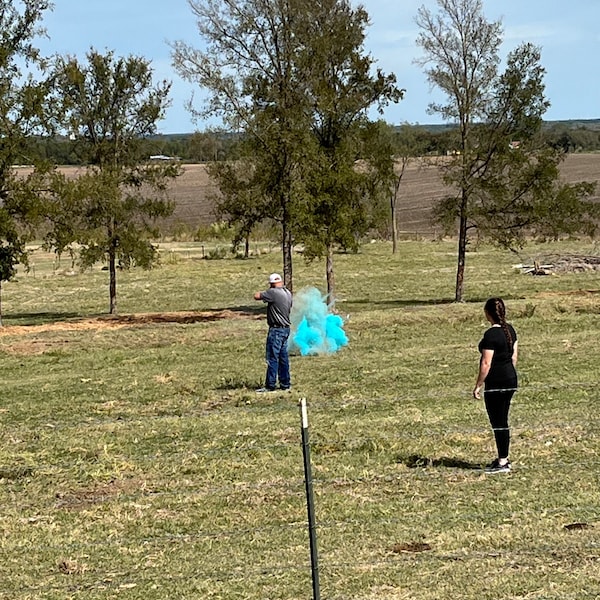 Skeet Gender Reveal Shooting Target in Pink or Blue Skeet Target ...