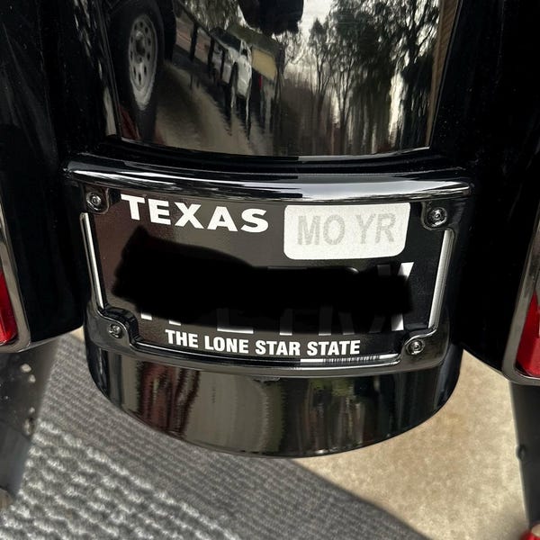 Custom License Plate Bracket for 2024 Touring 2023 CVO Road Glide ...