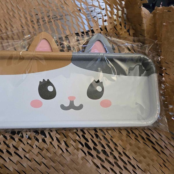 FFXIV Fat Cat Eye Glasses Tray, Cute FF14 3D Printed Kitty Valet Catch ...