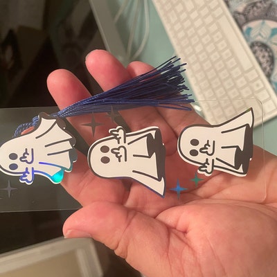 Rude Ghost Bookmarks Cute Bookmarks Spooky Acrylic Bookmark - Etsy